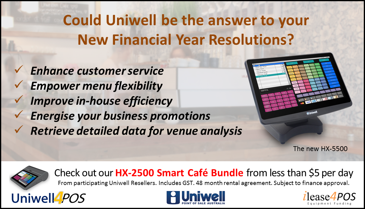 Uniwell Releases the New HX-5500 POS Terminal