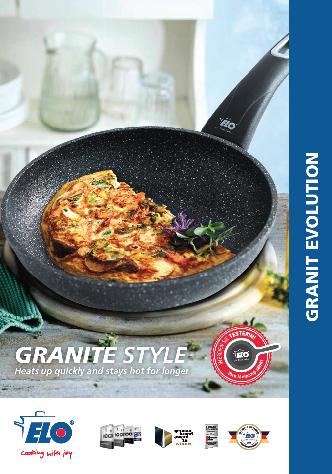 Unique ELO Deep Granit non stick pans