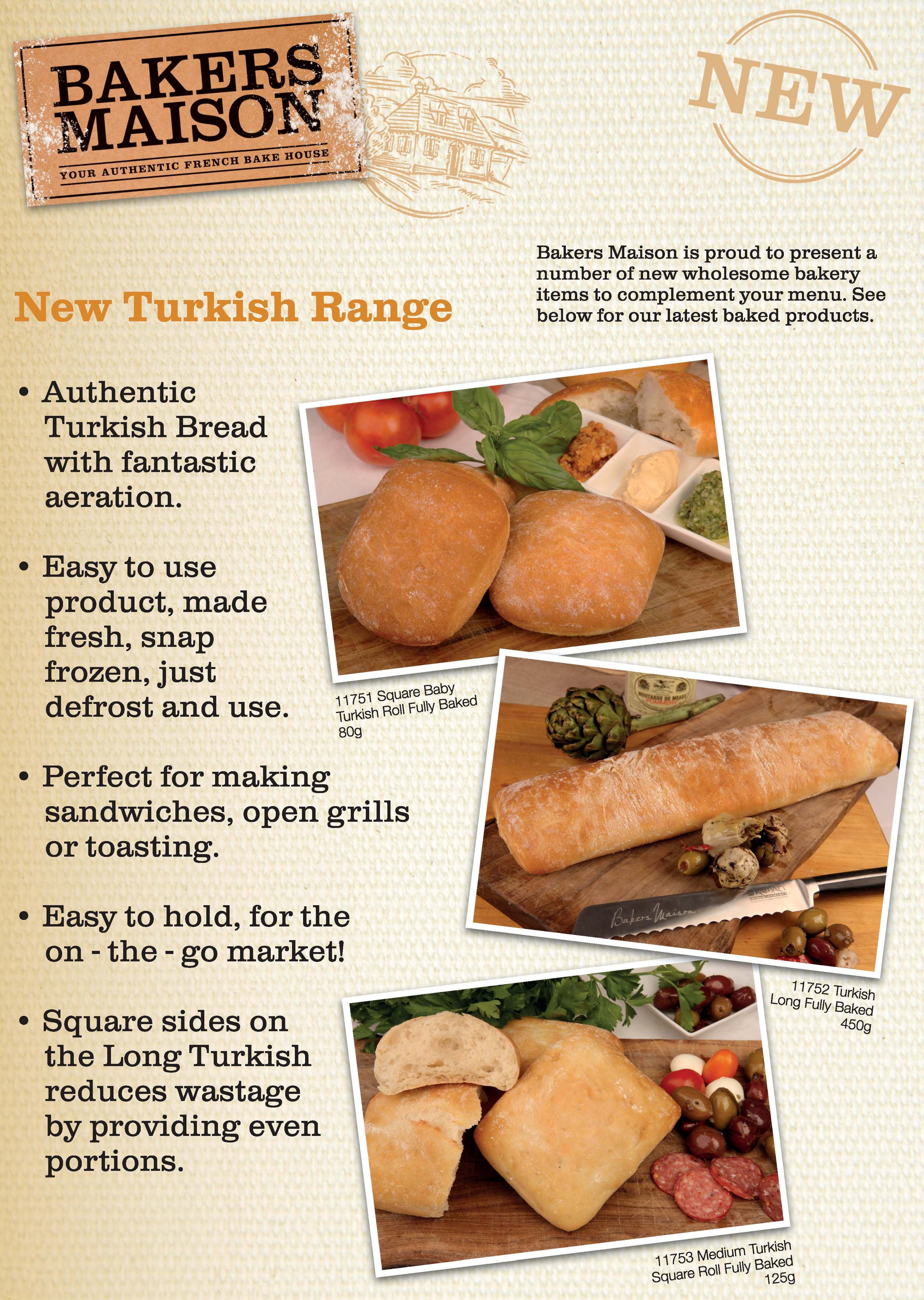 Bakers Maison new bakery range