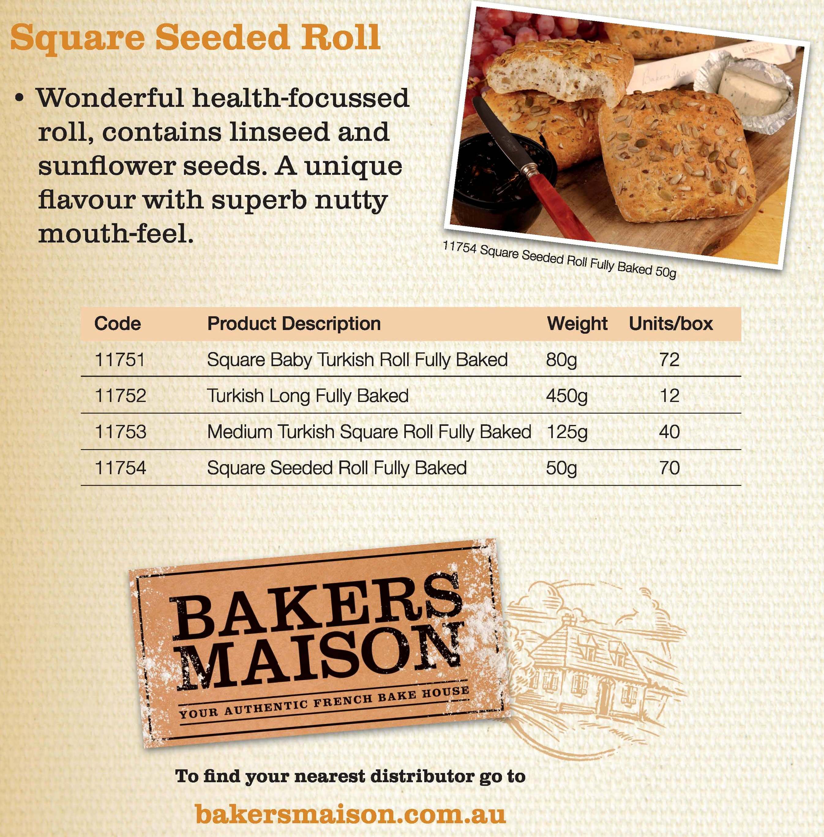 Bakers Maison new bakery range