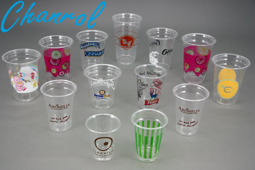 Custom printed PET cups from Chanrol